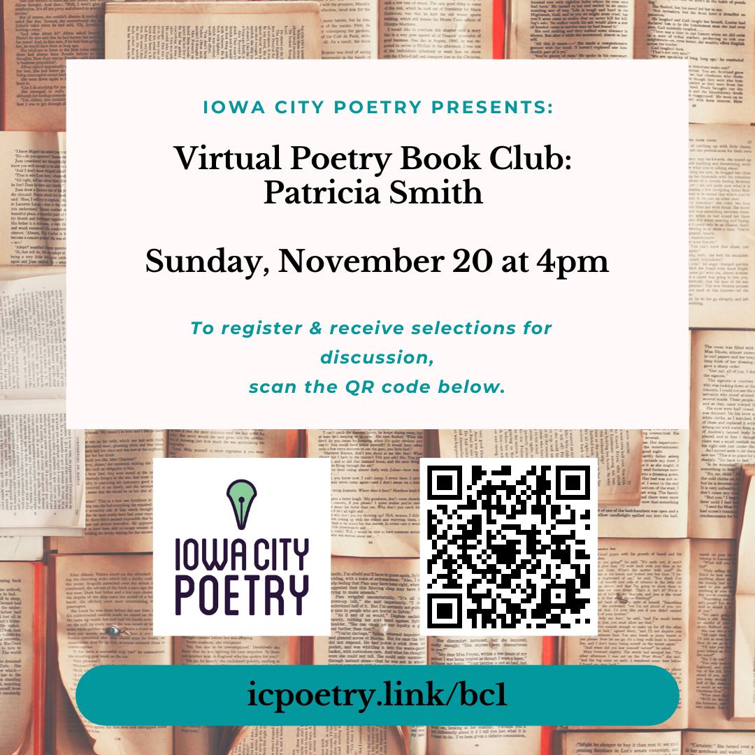 Virtual Poetry Book Club: Patricia Smith :: Iowa City Poetry