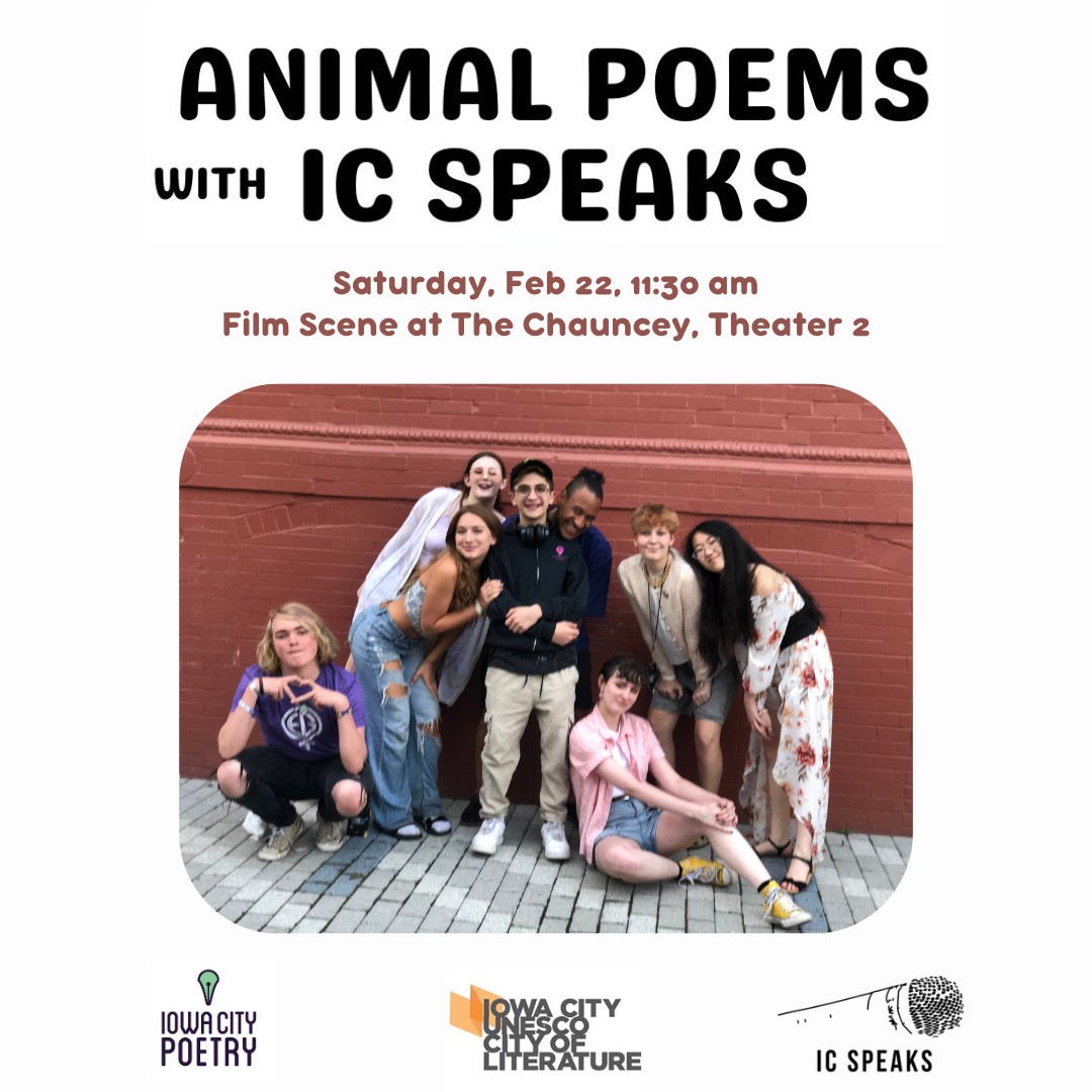 Animal Poems with IC Speaks :: Iowa City Poetry